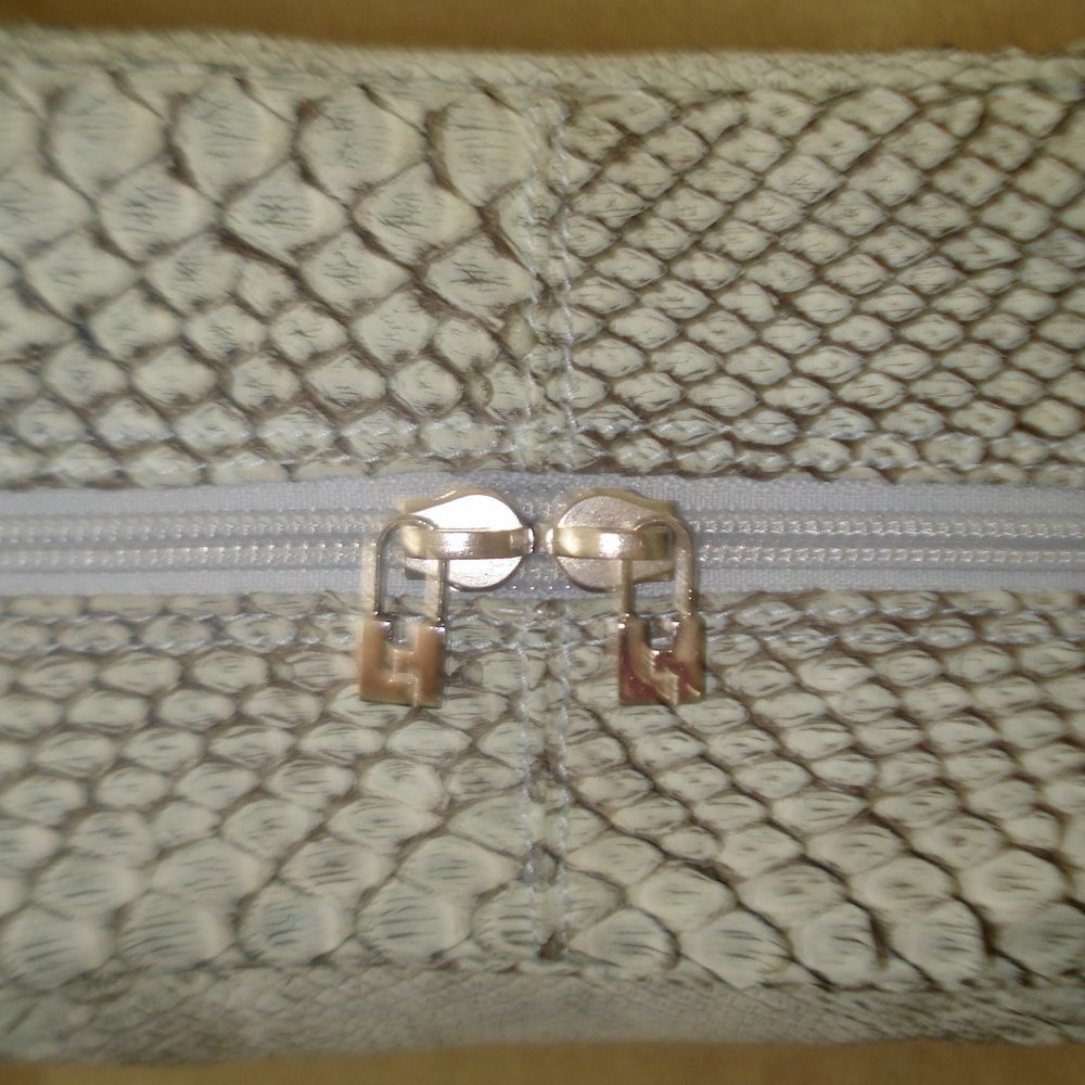 Auth. Lambertson Truex Genuine Matte Python Boston Sa… - Gem